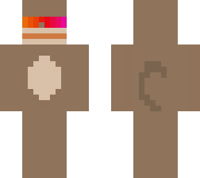 monkey with sunglasses | Minecraft Skin