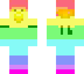 Normal Origin Rainbow steve | Minecraft Skin