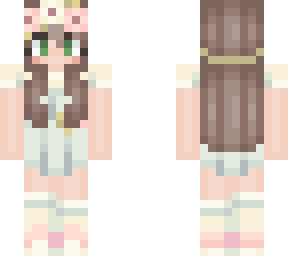 Olivia's Meadow Dress | Minecraft Skin