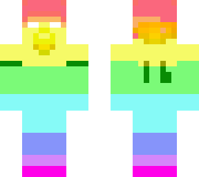 Origin rainbow steve | Minecraft Skin