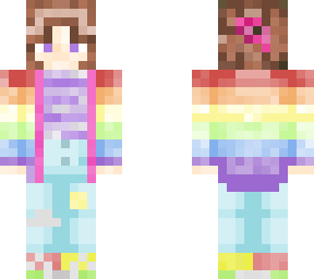 Pride flags + Rainbow Outfit | Minecraft Skin