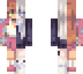 summer and winter | collab | Minecraft Skin