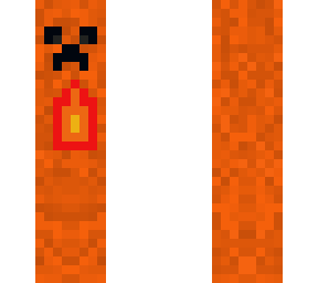 fire creeper | Minecraft Skin