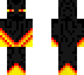 Fire Enderman | Minecraft Skin