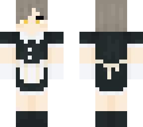 Narrator maid dress (The Stanley Parable) | Minecraft Skin