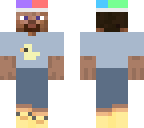 Steve with propeller hat | Minecraft Skin