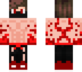 chico de fuego modo pelea | Minecraft Skin