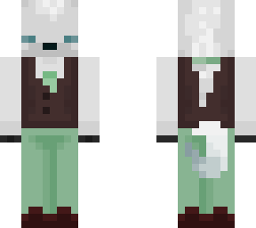 Snazzy White Fox | Minecraft Skin