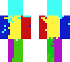 The rainbow skin | Minecraft Skin