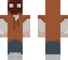 Unmasked version of previous oc | Minecraft Skin