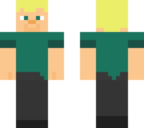 steve_blonde_basic | Minecraft Skin
