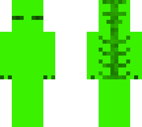 Green Spine Enderman | Minecraft Skin