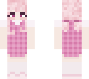 simple pink girl~ | Minecraft Skin