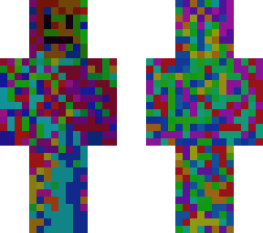 The paint explosion | Minecraft Skin