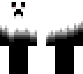 White creeper becoming black | Minecraft Skin
