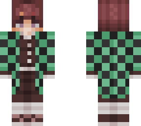 tanjiro kamado from the anime manga demon slayer | Minecraft Skins