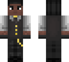 Karat wit da white vest | Minecraft Skin
