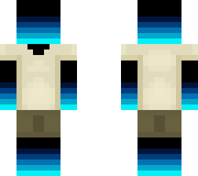 Simple blue gradient skin | Minecraft Skin