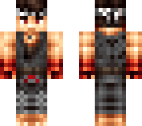 Dark alt. costume Ryu (SF3 3S) | Minecraft Skin