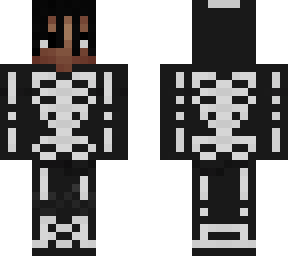 Dread head in skeleton costume | Minecraft Skin