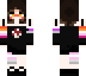 les-bian demis-exual demi-girl +character request+ | Minecraft Skin