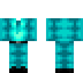 OB - Cyan Suit & Tie | Minecraft Skin