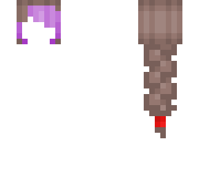 Purple Banged Braid | Minecraft Skin