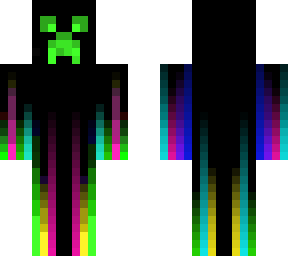 rainbow creeper | Minecraft Skins
