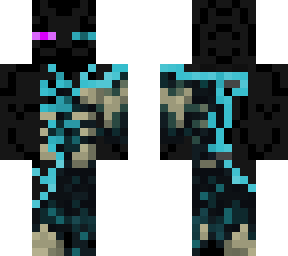 Sculk Corrupted Enderman | Minecraft Skin
