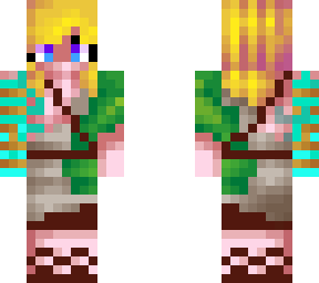 Tears Of The Kingdom - Link - V2 - Hand Activated | Minecraft Skin