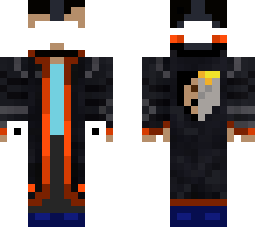 VR Charredsoul Gamer Cloak Skin | Minecraft Skin