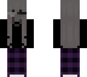 ~ Girl ~ Pjs ~ Purple ~ Pyjamas ~ Gray Hair ~ White hair ~ EGirl ...