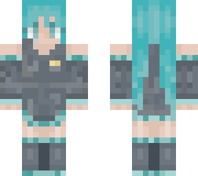 - Hatsune Miku - | Minecraft Skin
