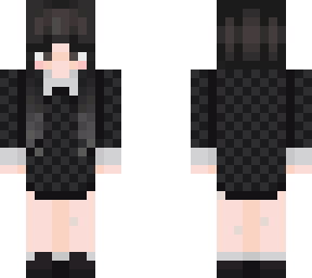 wednesday addams family | Minecraft Skins