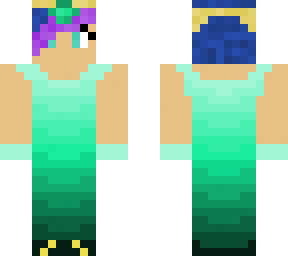 Aqua Princess | Minecraft Skin