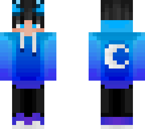 blue demon | Minecraft Skins