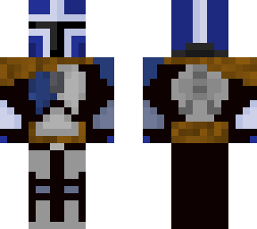 Blue mando | Minecraft Skin