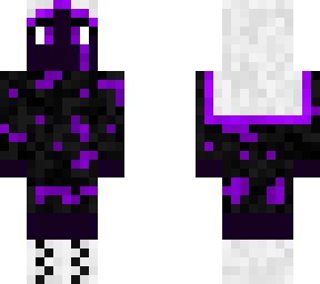 Crying obsidian (Female) | Minecraft Skin