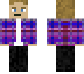 Purple Flannel | Minecraft Skin