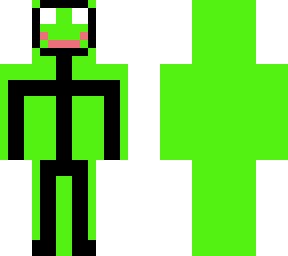 stickman green | Minecraft Skin