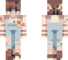 Sunflower Overalls | Minecraft Skin