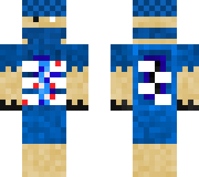 Blauer Warden | Minecraft Skin
