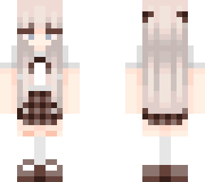 Blonde Schoolgirl Cute | Minecraft Skin