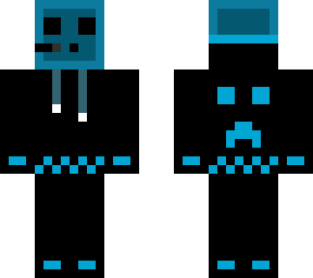 blue slime gamer | Minecraft Skin