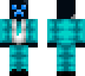 Blue Tux Creeper | Minecraft Skin