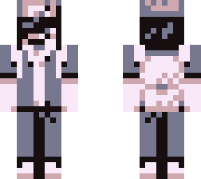 fnf lullaby grey | Minecraft Skin