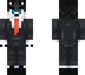 Husky in a suit | Minecraft Skin