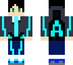 Improved Blue Gamer | Minecraft Skin