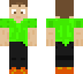 PurpleDragon30 Lime T-shirt steve style | Minecraft Skin