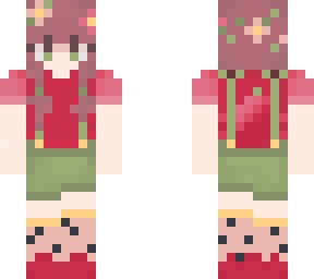 Raspberry Girl | Minecraft Skin